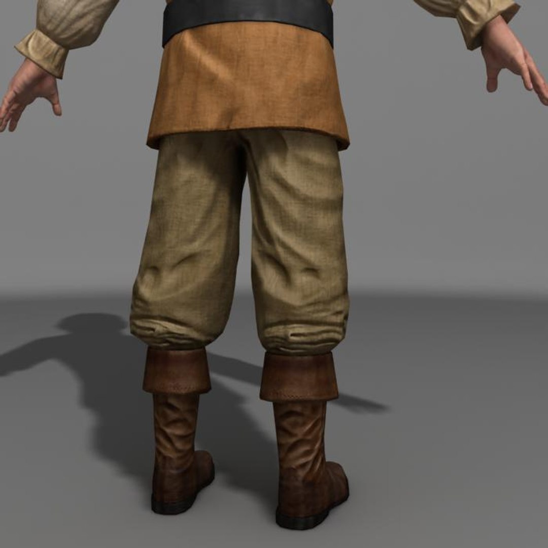 Rigged Character 3d Model