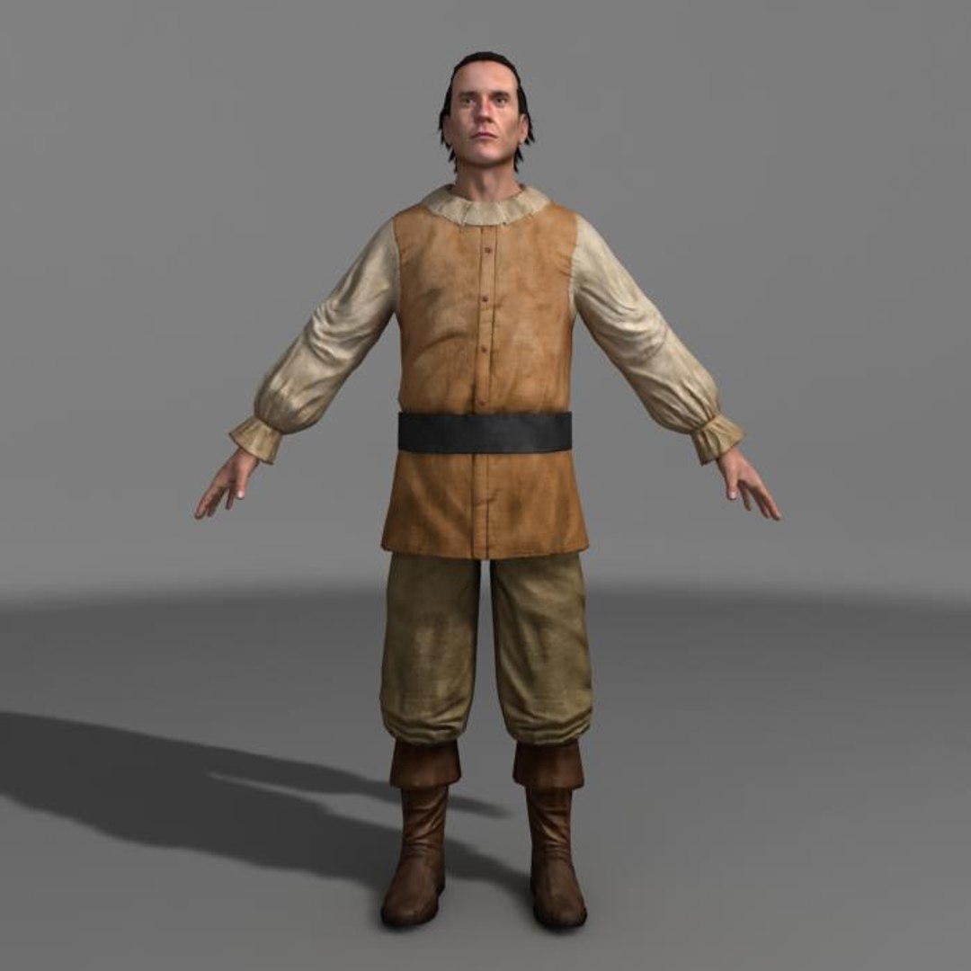 Rigged Character 3d Model