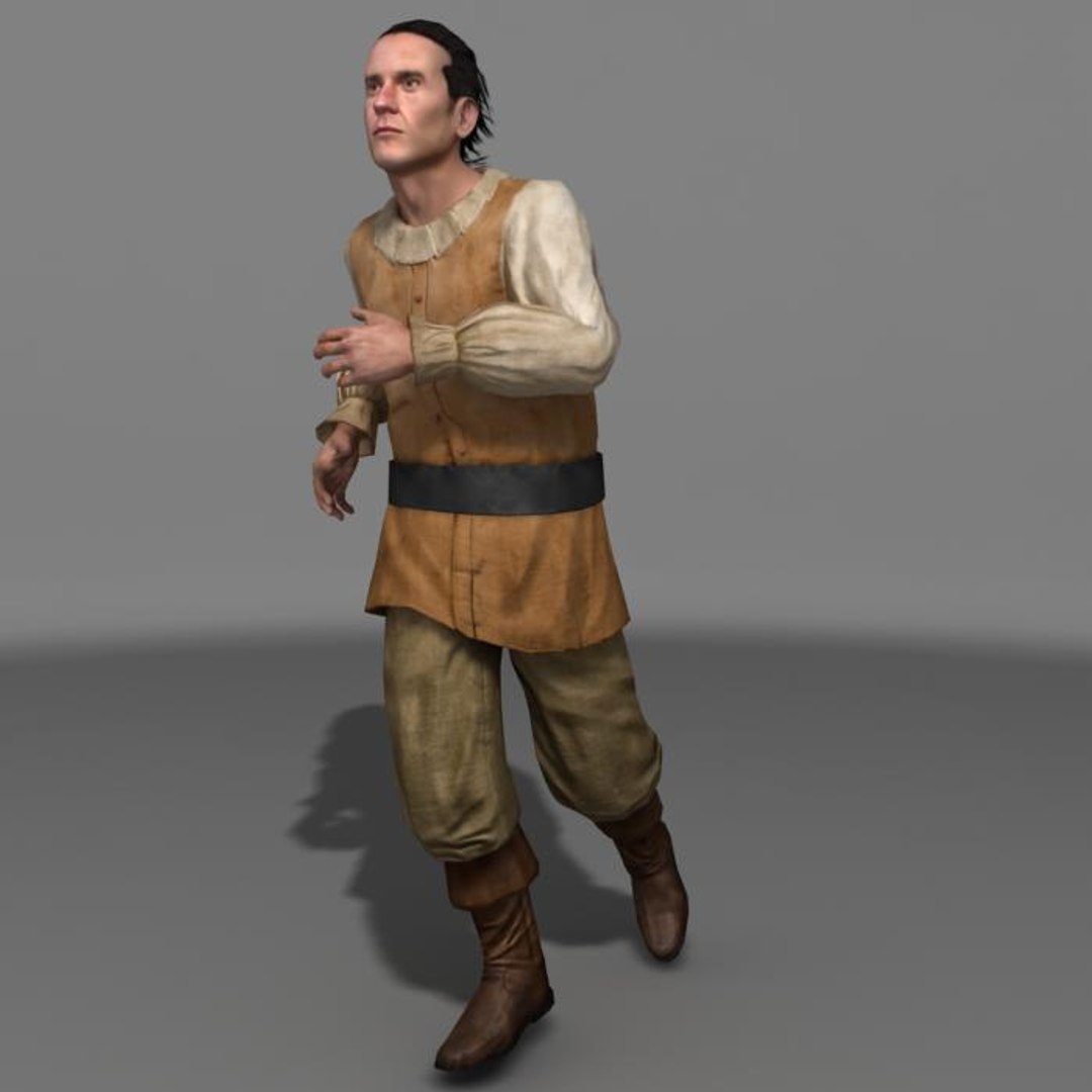 Rigged Character 3d Model