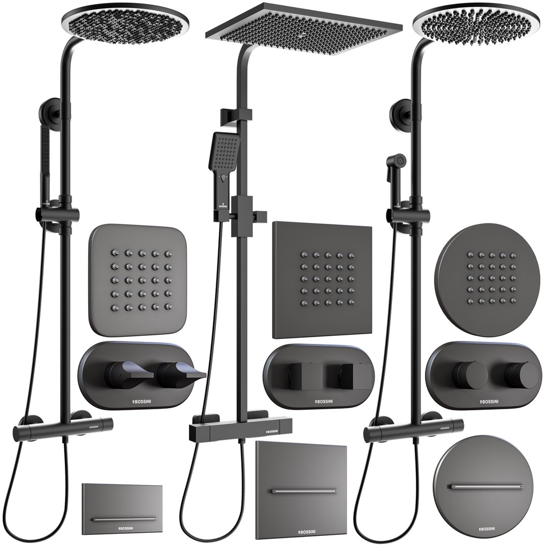 Bossini Faucet Set 3D - TurboSquid 1985457