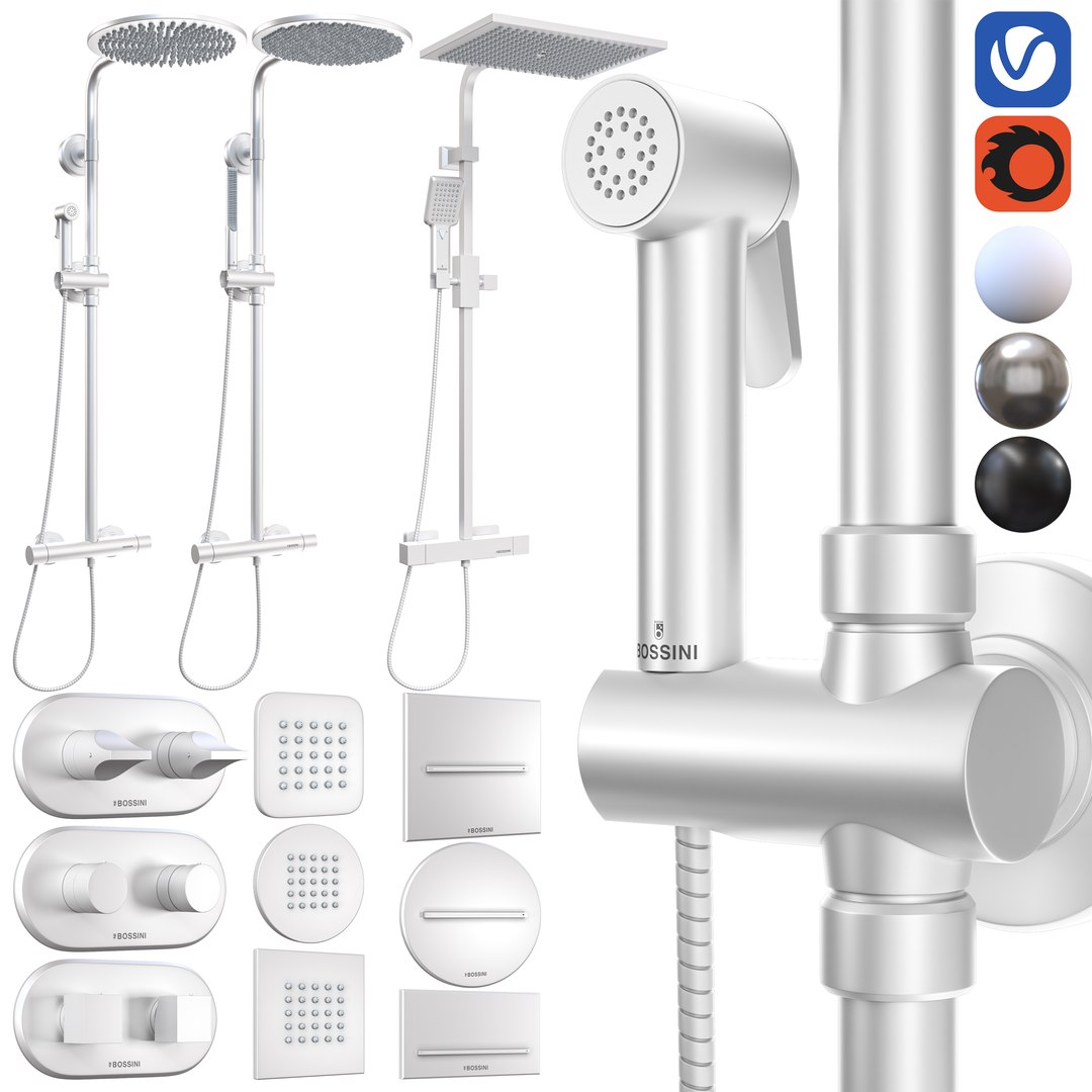 Bossini Faucet Set 3D - TurboSquid 1985457