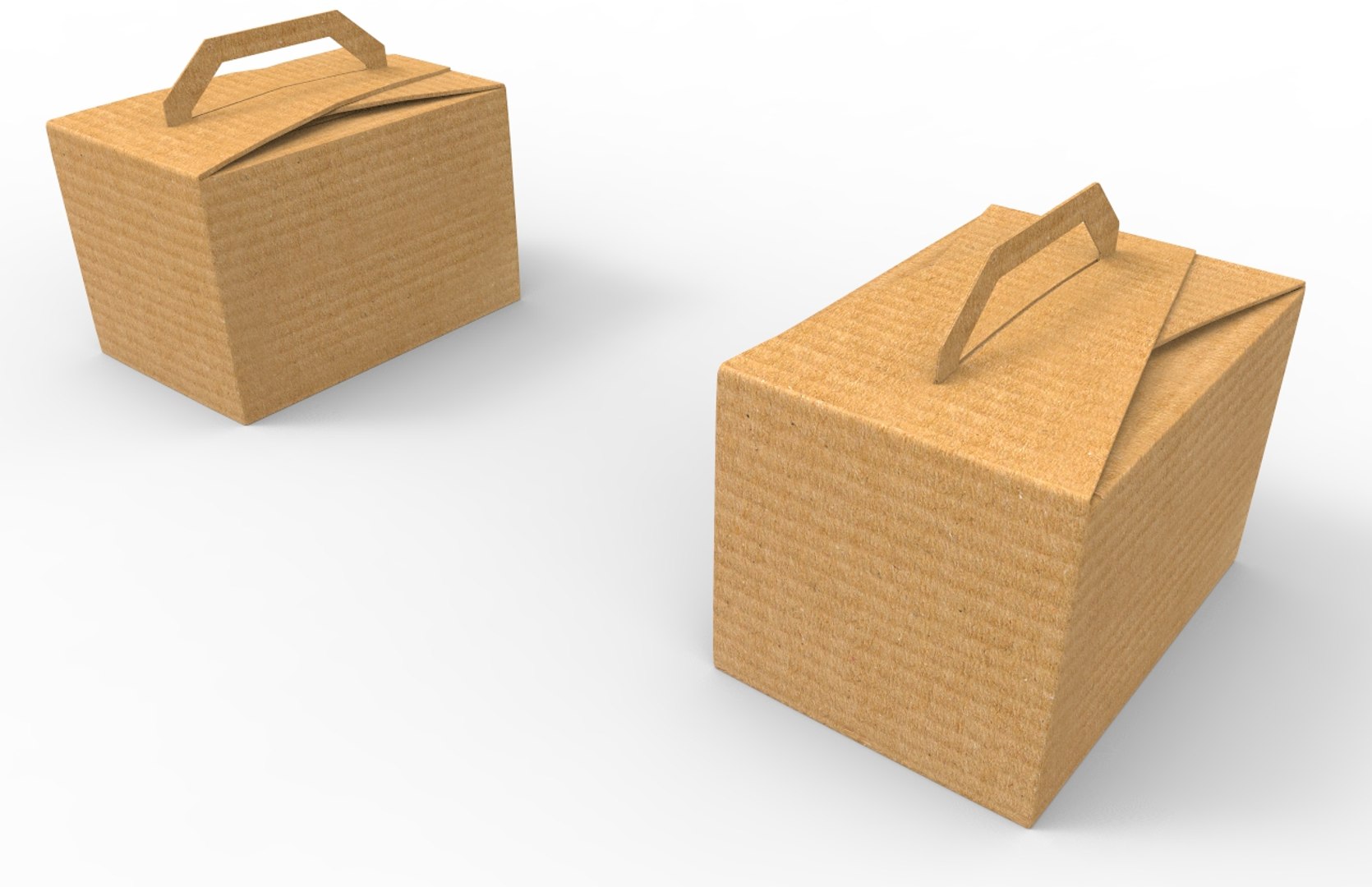 3D Cardboard Box - TurboSquid 1601658
