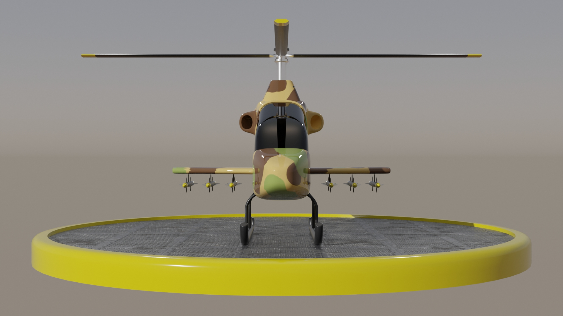 Military Helicopter Model - TurboSquid 2207264