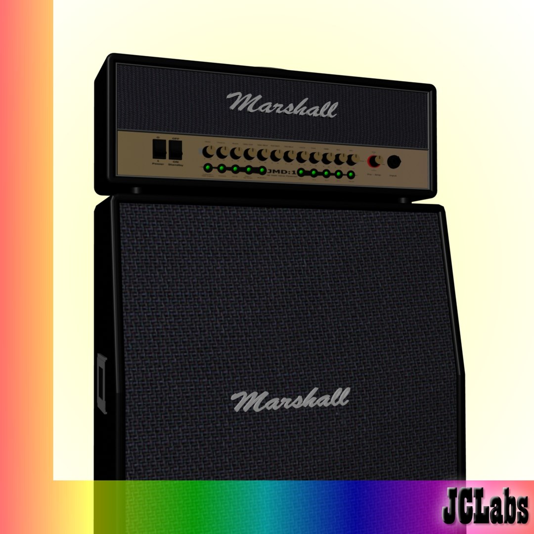 3d Marshall Amplifier Model