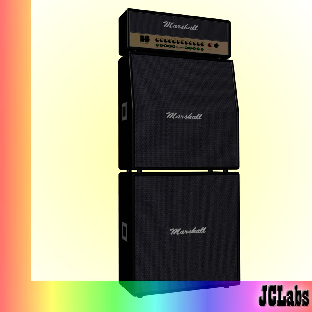 3d Marshall Amplifier Model
