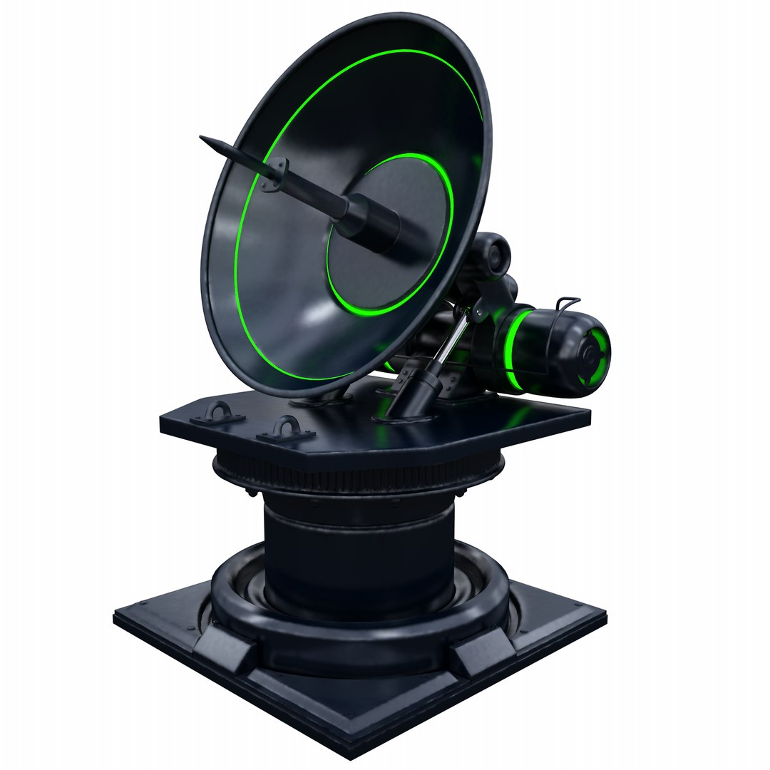 Sci-fi antenna 3D - TurboSquid 1205046