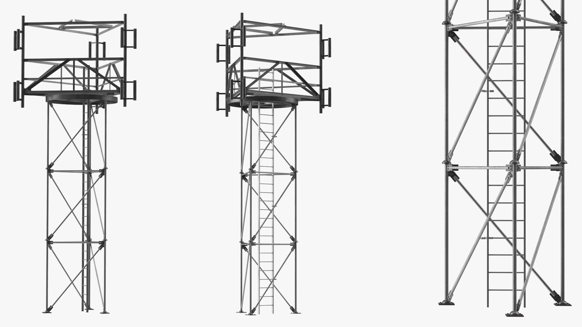 Observation Tower On Roof 3D Model - TurboSquid 2274485