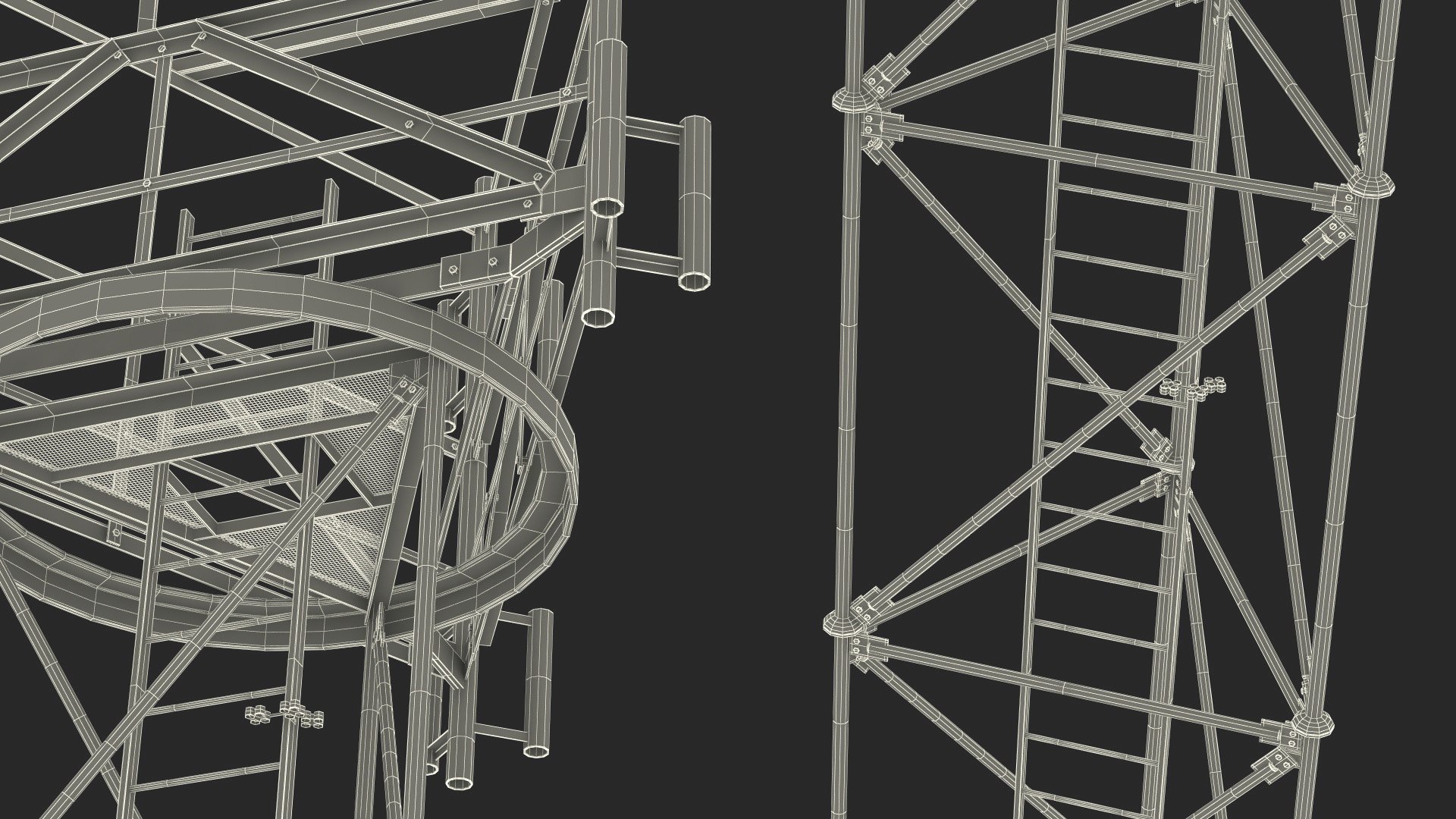Observation Tower On Roof 3D Model - TurboSquid 2274485