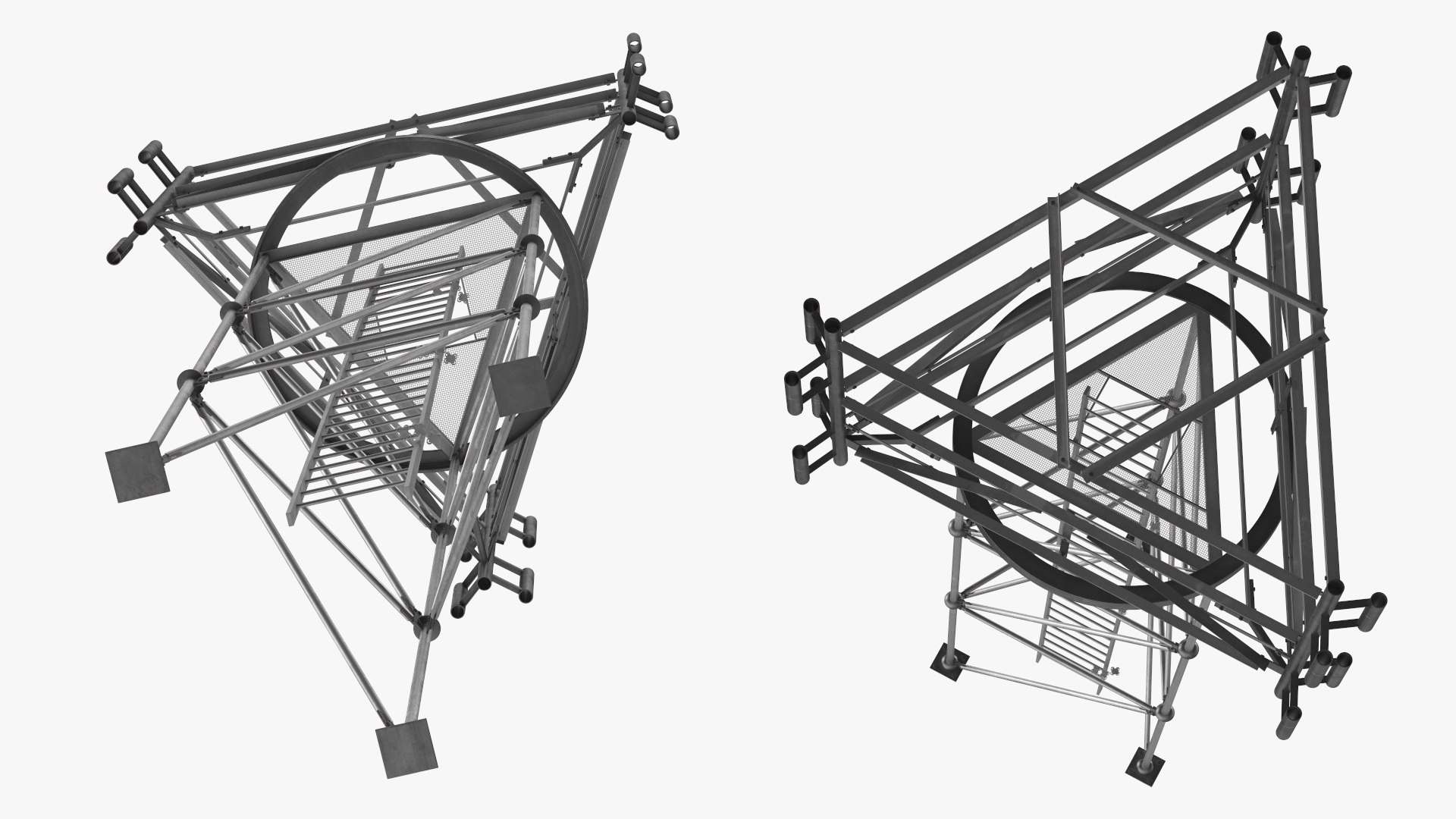 Observation Tower On Roof 3D Model - TurboSquid 2274485