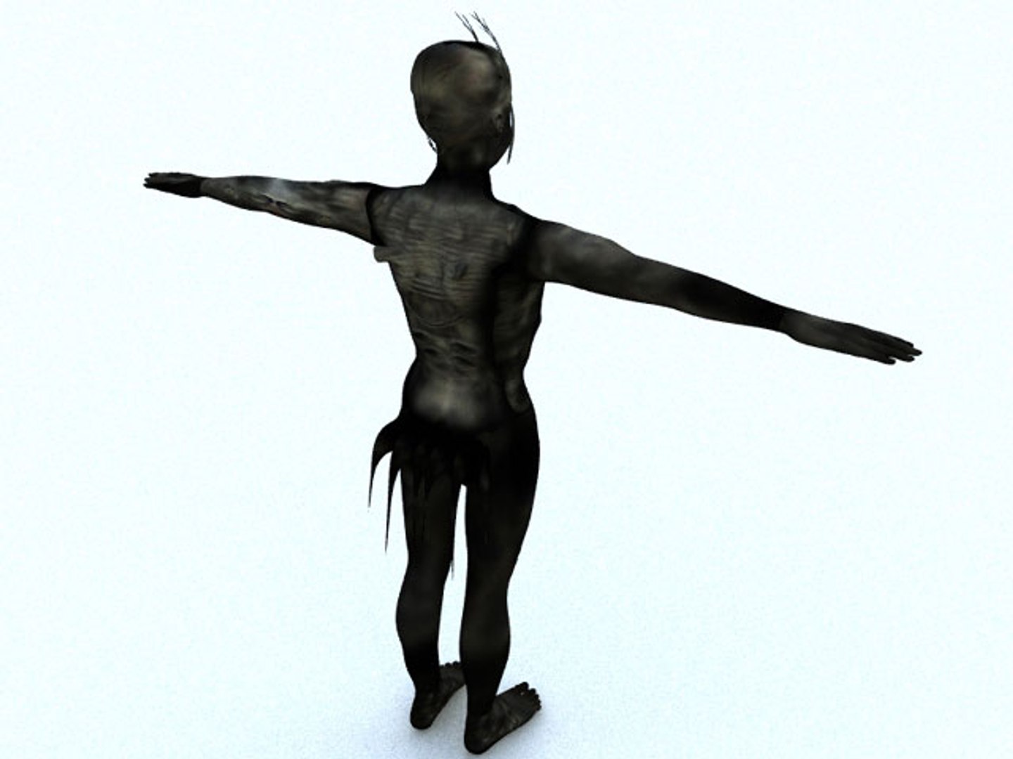 3d model alien human