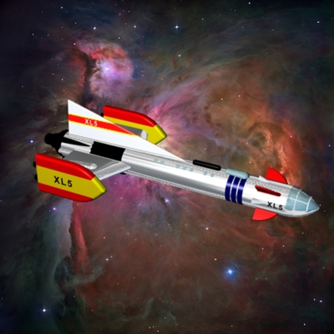 3d Fireball Xl5 Rocket Ships