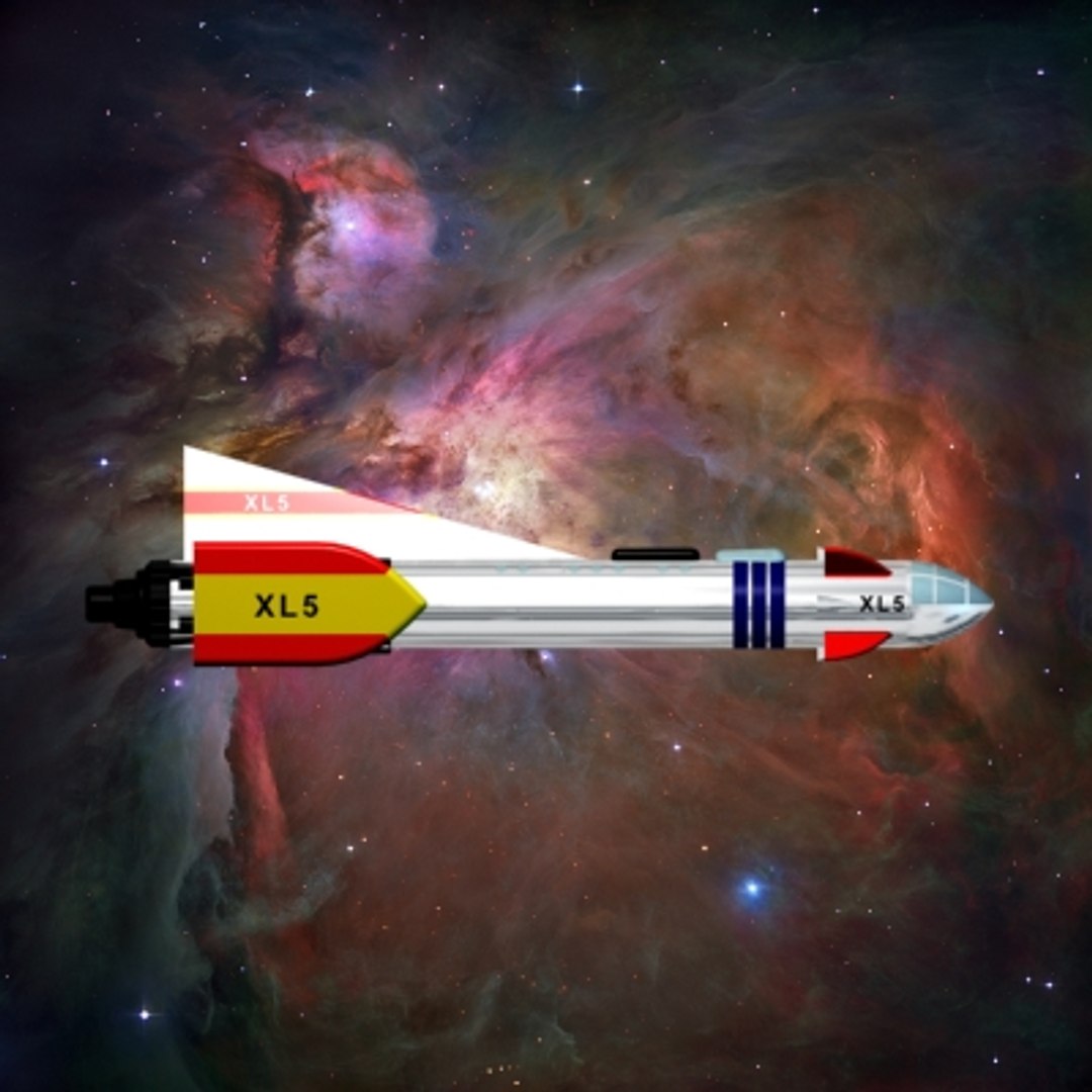 3d Fireball Xl5 Rocket Ships