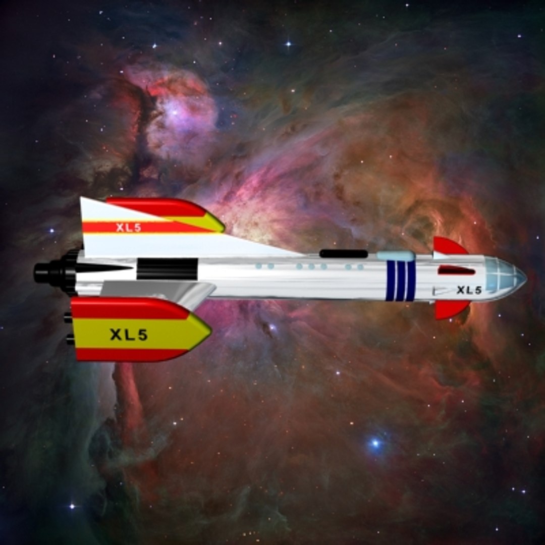 3d Fireball Xl5 Rocket Ships