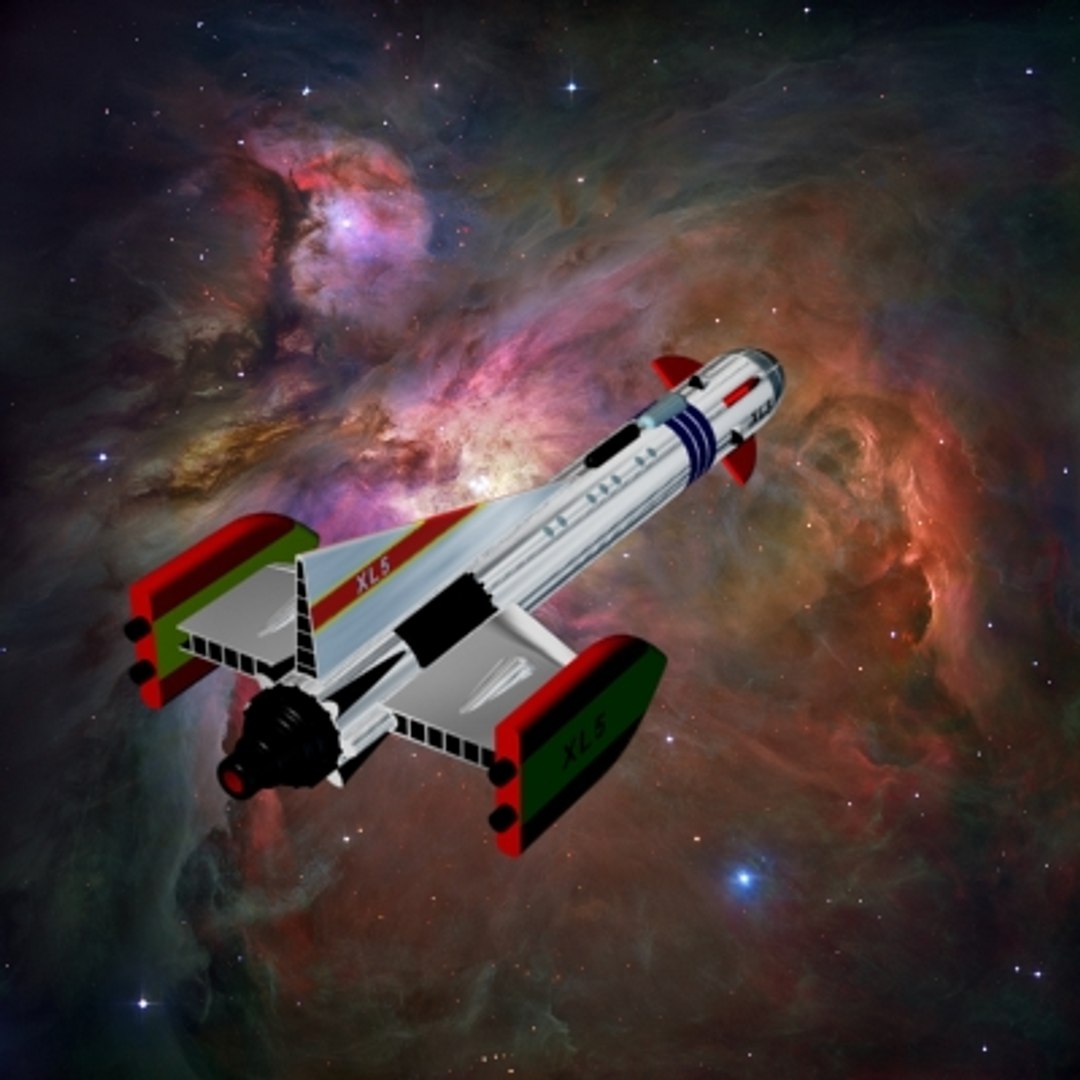 3d Fireball Xl5 Rocket Ships