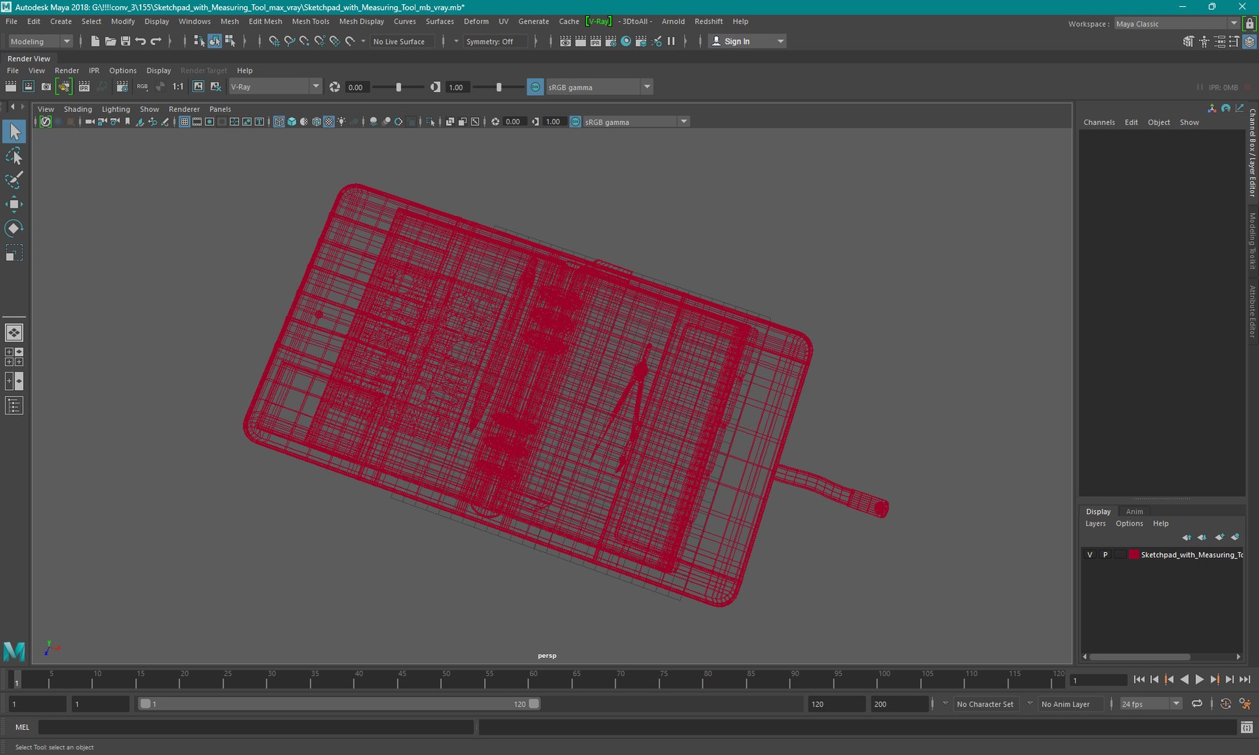 3D Sketchpad With Measuring Tool Model - TurboSquid 2422715
