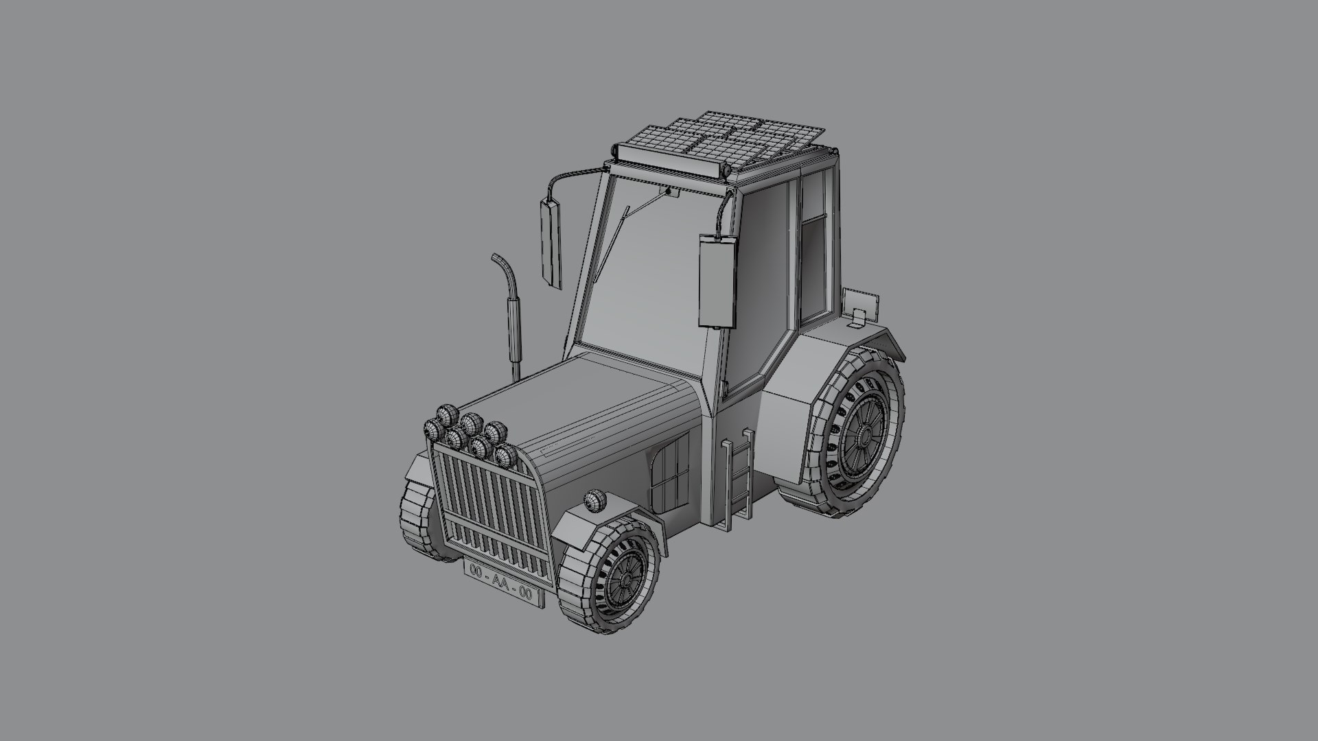 3D Rigged Farming Tractor - TurboSquid 2201273