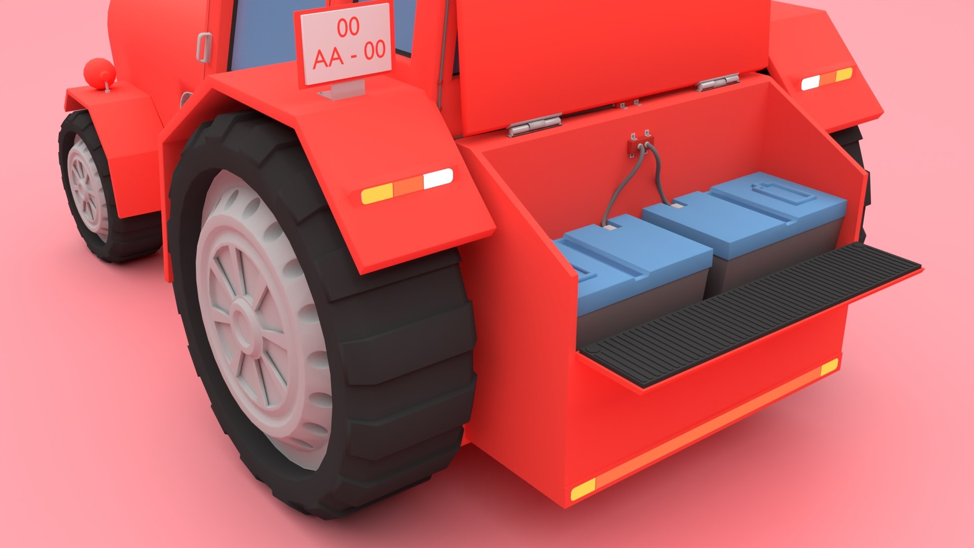 3D Rigged Farming Tractor - TurboSquid 2201273