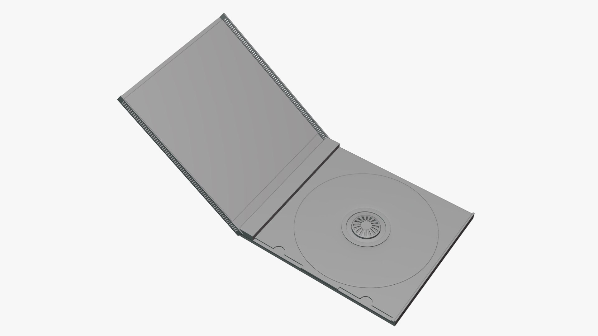 Basic CD Case - Geometry Only No Textures No Materials 3D - TurboSquid ...