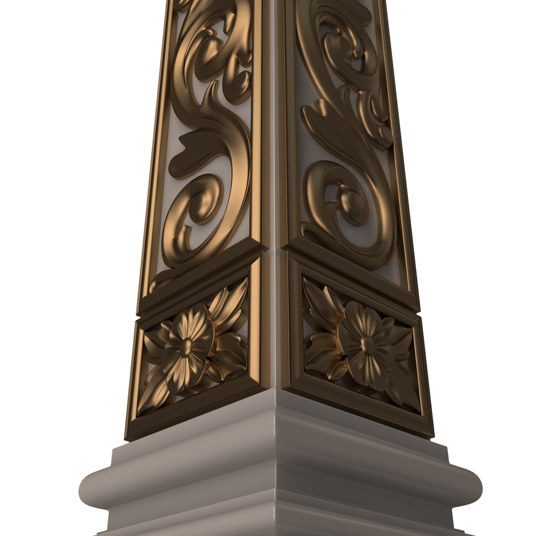 Stair Baluster 01 White 3D Model - TurboSquid 2242897