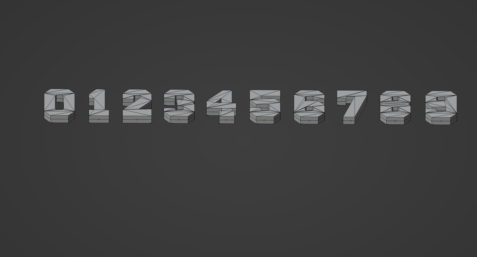 3D Model Numbers - TurboSquid 2196709