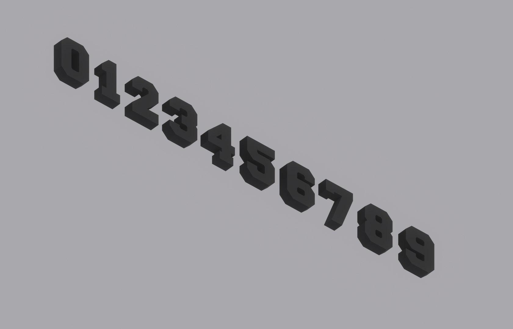 3D Model Numbers - TurboSquid 2196709