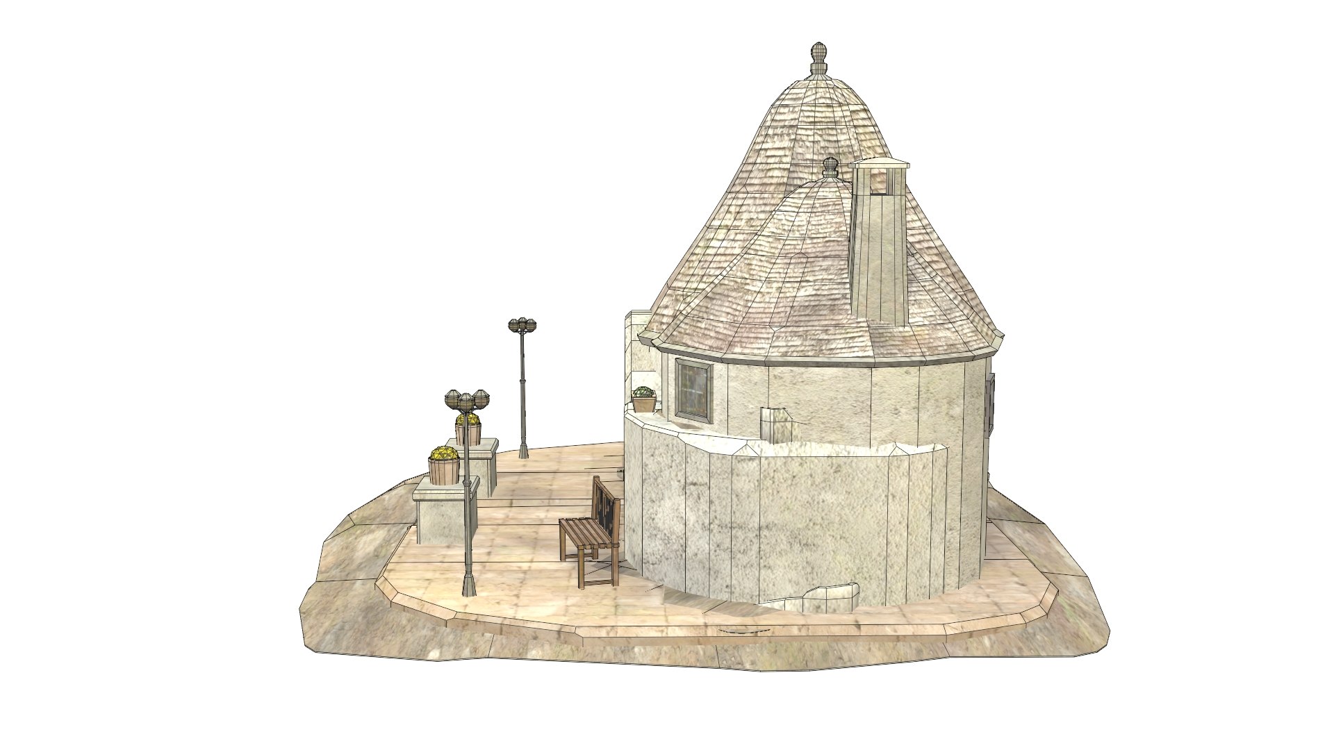 3D - Trulli House South - TurboSquid 1603455