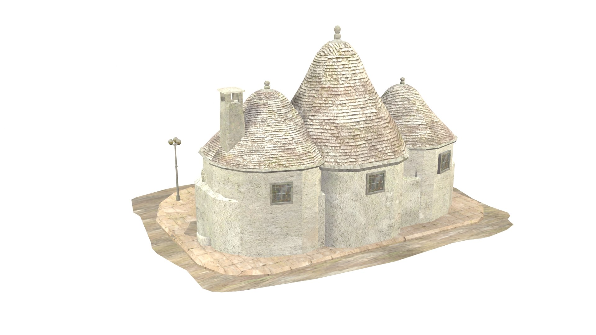 3D - Trulli House South - TurboSquid 1603455