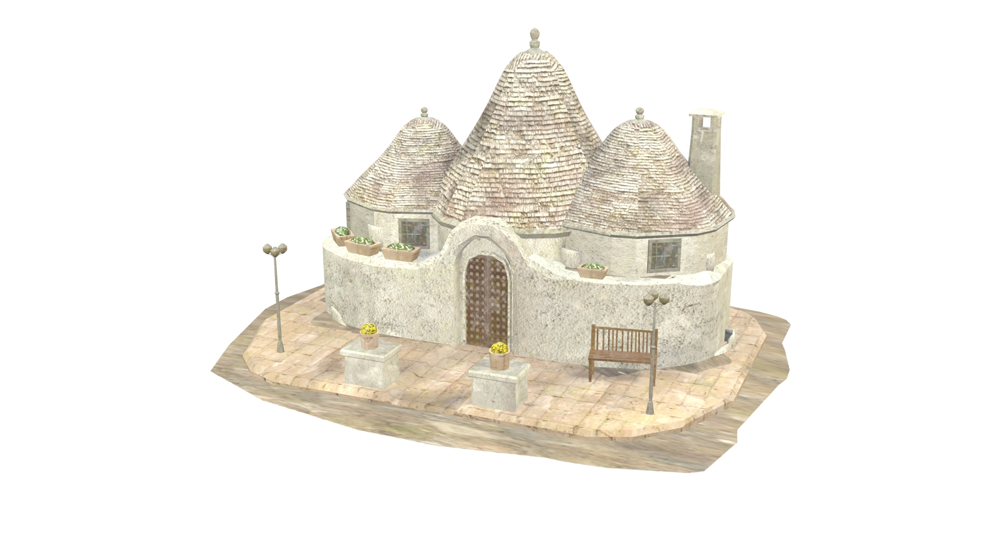3D - Trulli House South - TurboSquid 1603455