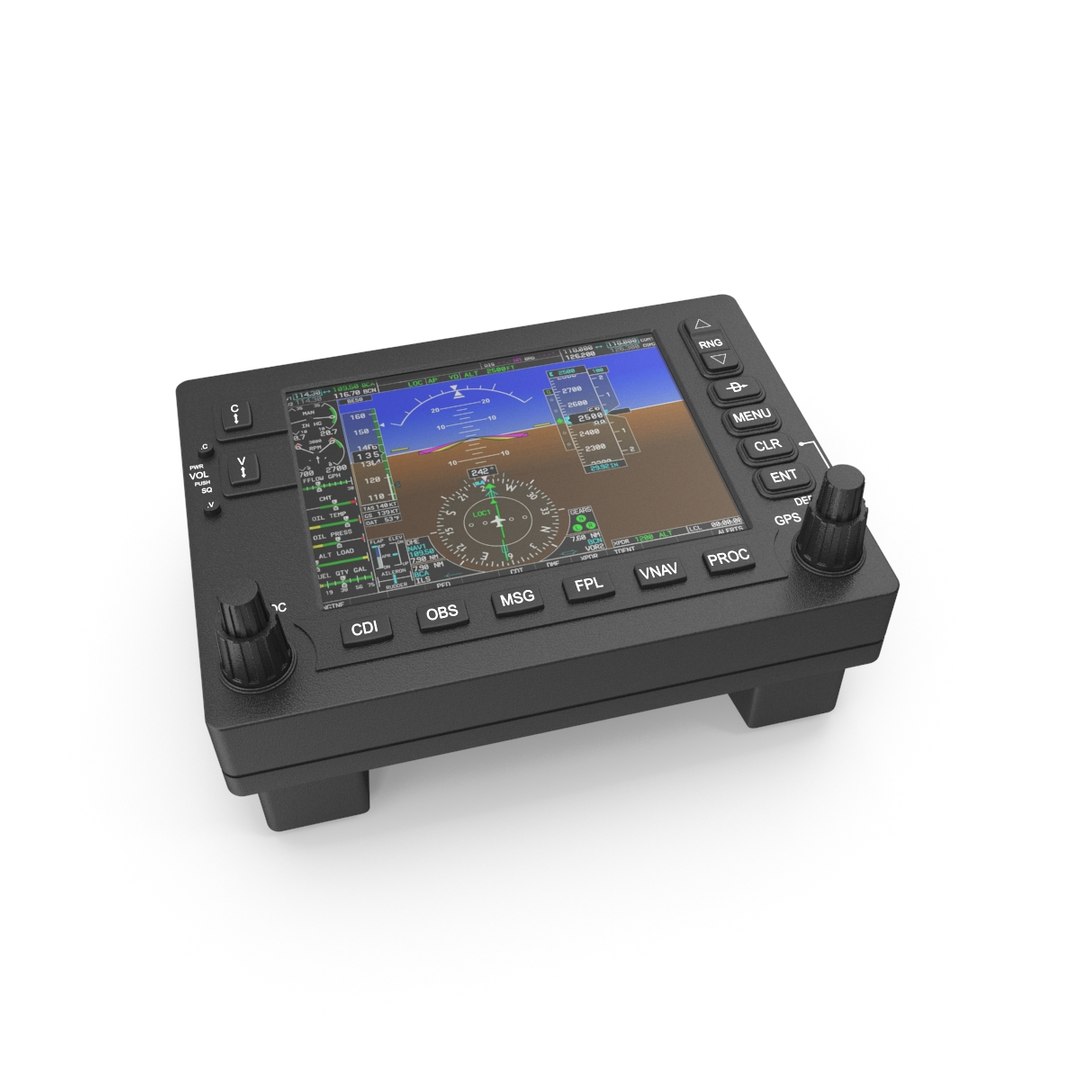 GPS For Flight Simulators PBR 3D Model - TurboSquid 1853739