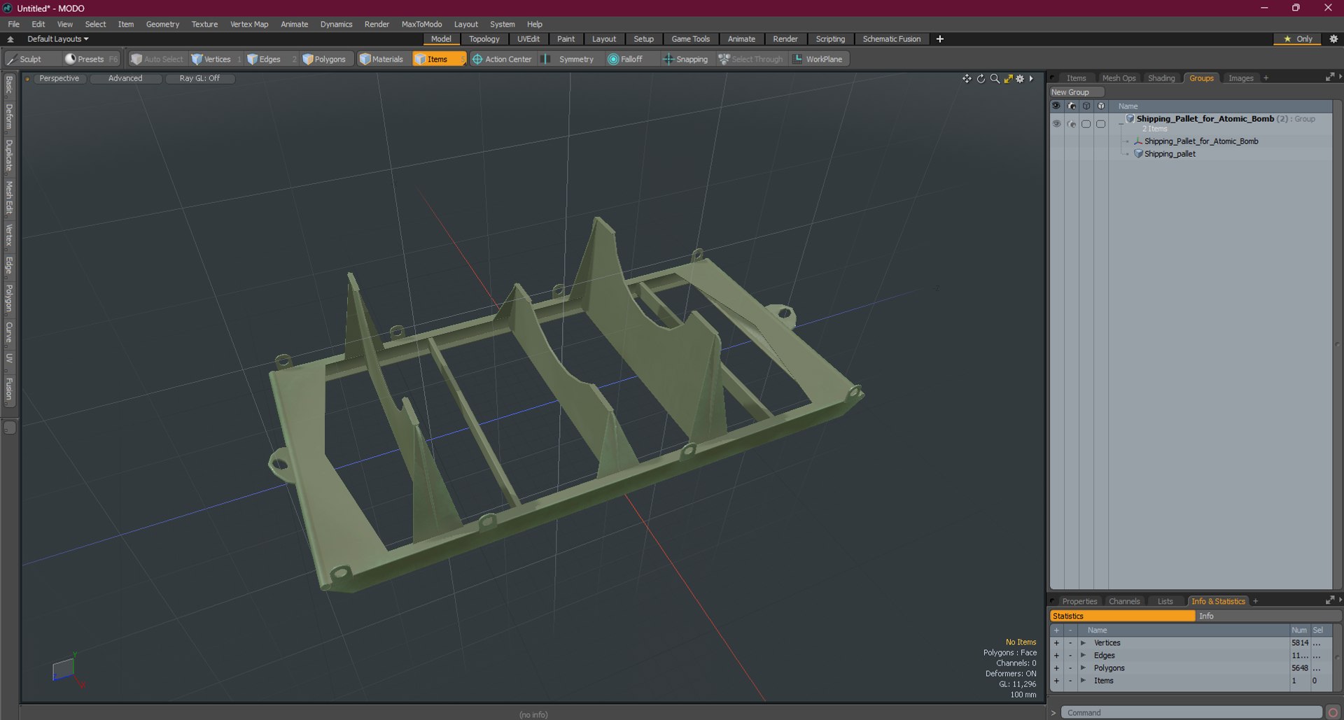 3D Shipping Pallet For Atomic Bomb Model - TurboSquid 2247334