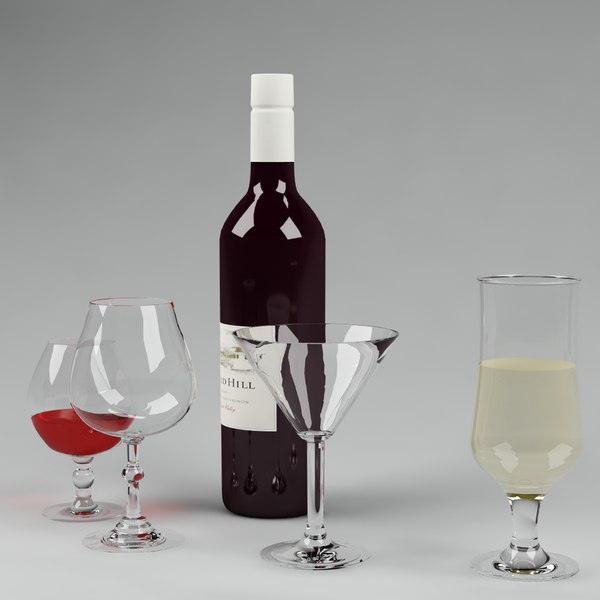 glasses objects 3d model