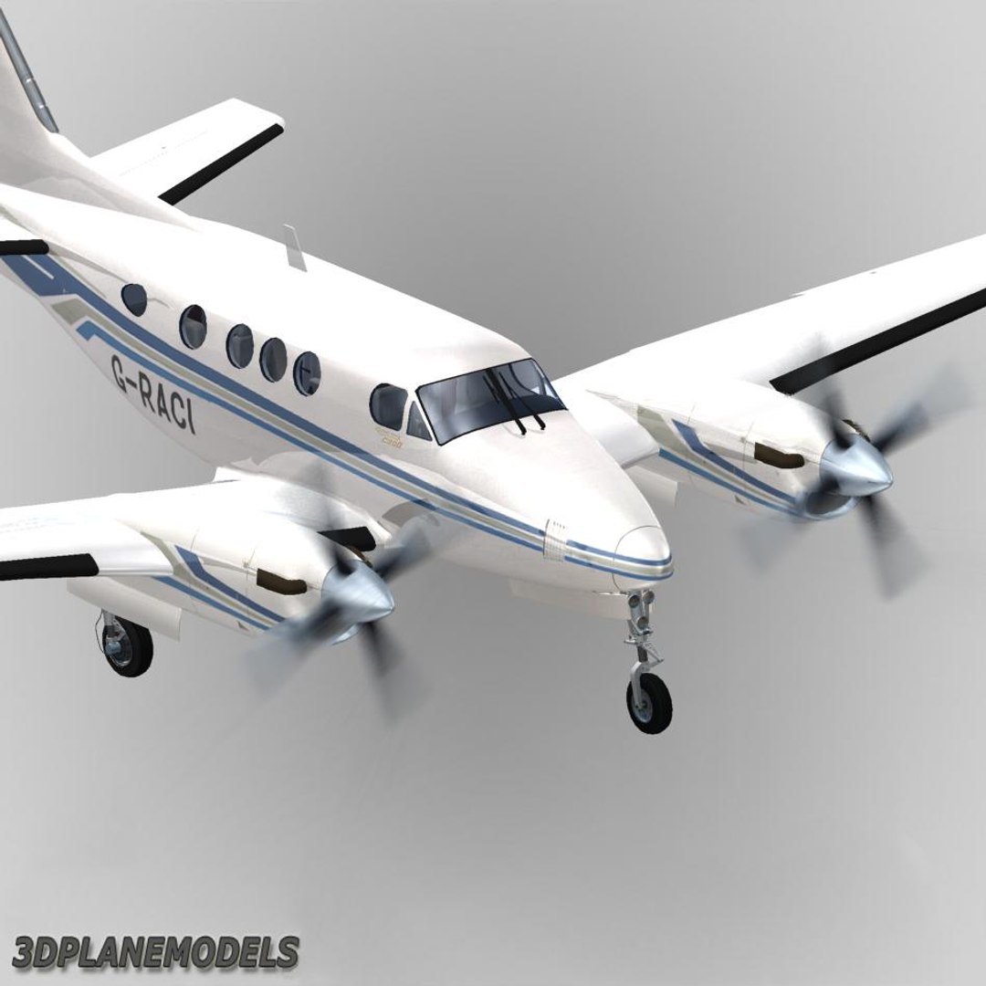 beechcraft c90 king air dxf