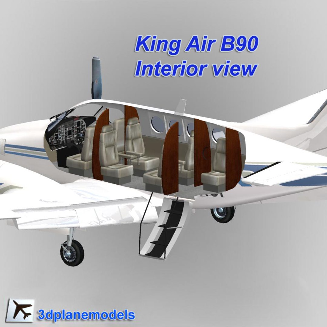 beechcraft c90 king air dxf