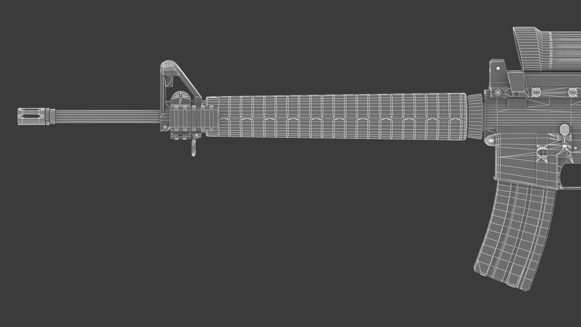 Colt Canada C7A2 Low Poly 3D model - TurboSquid 1796282