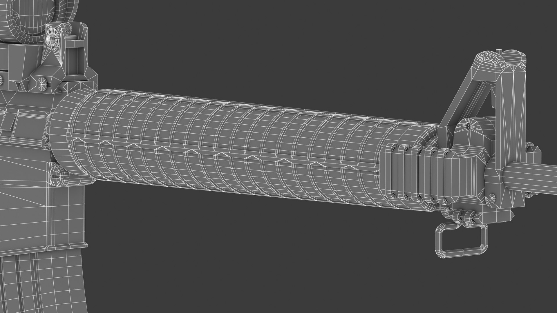 Colt Canada C7A2 Low Poly 3D model - TurboSquid 1796282