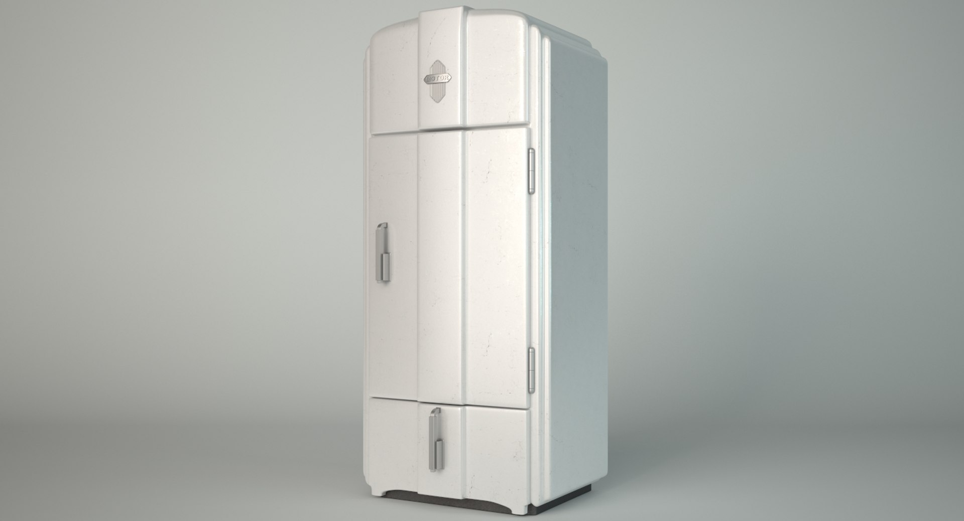 3D Refrigerator Old Model - TurboSquid 1265216