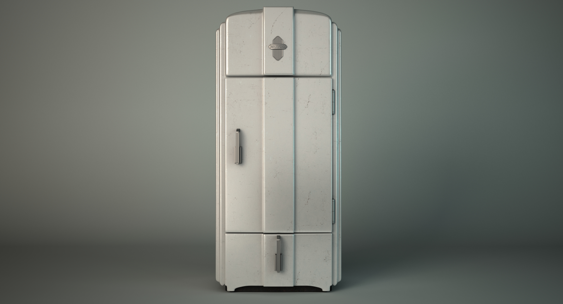 3D Refrigerator Old Model - TurboSquid 1265216