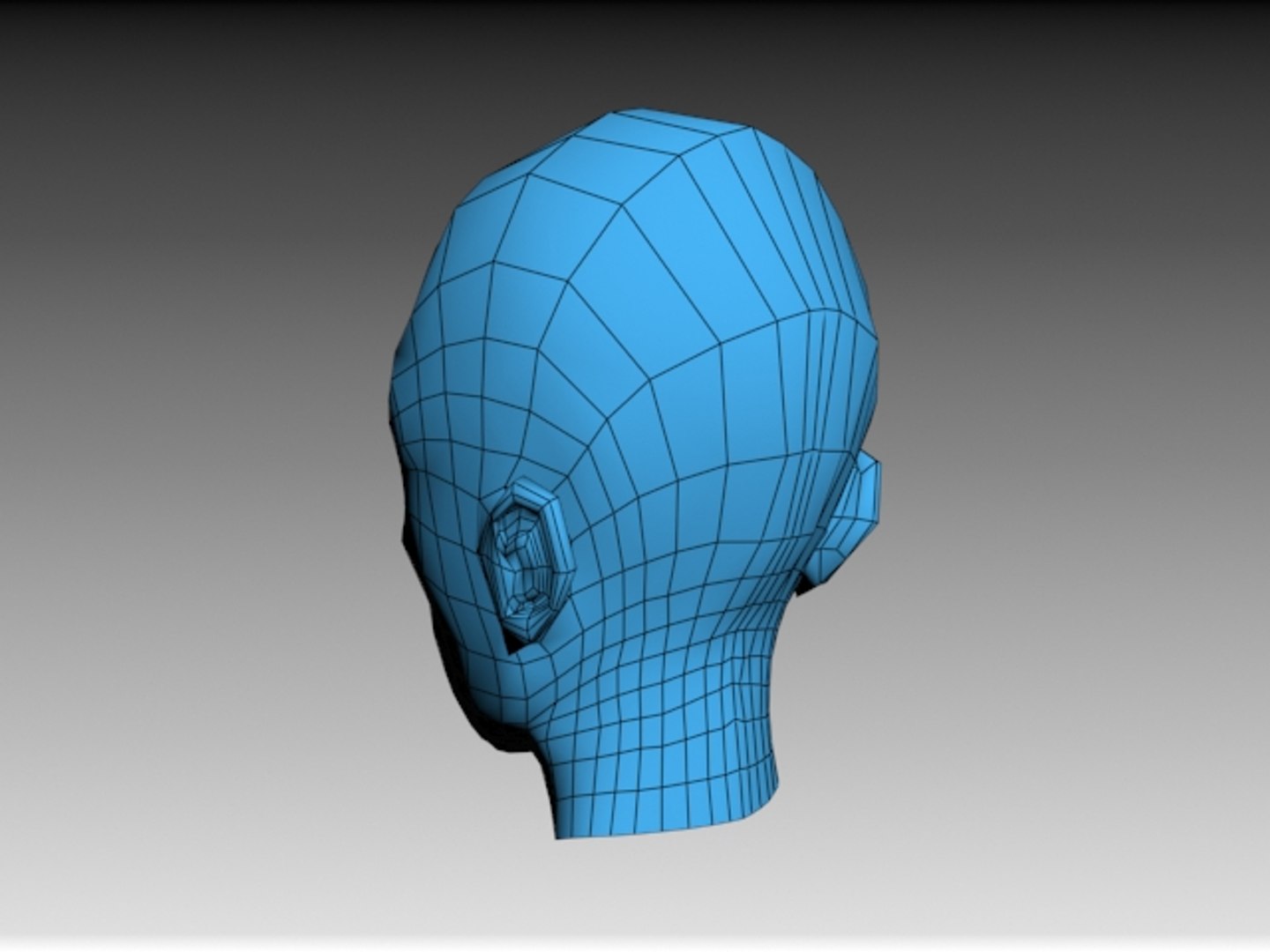 3D Basic Female Head - TurboSquid 1179389