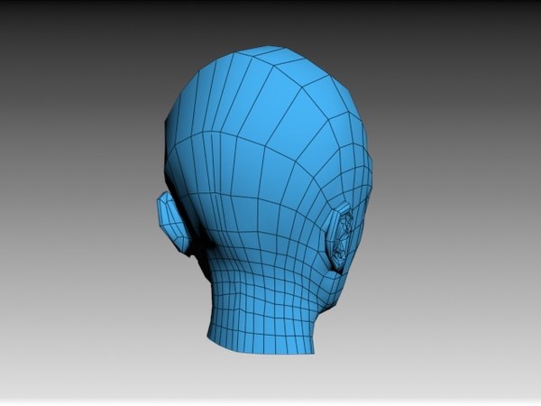 3D basic female head - TurboSquid 1179389