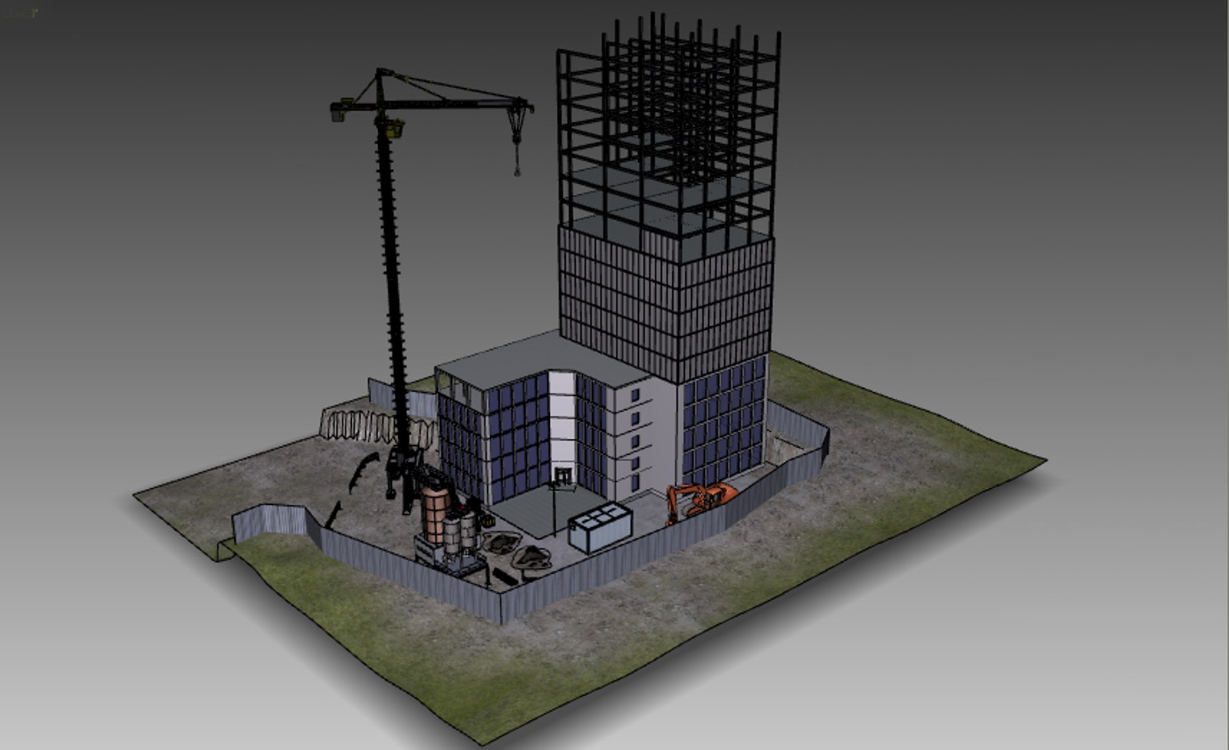 3ds Max Construction Complex 02