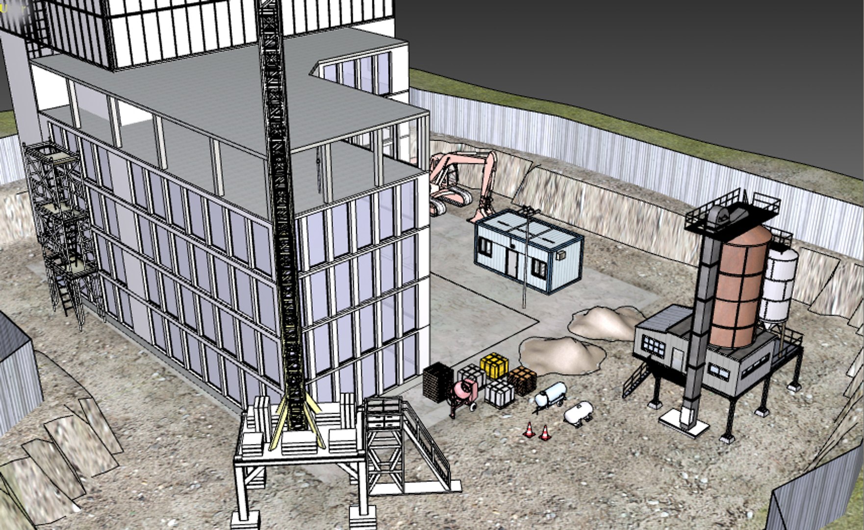3ds Max Construction Complex 02