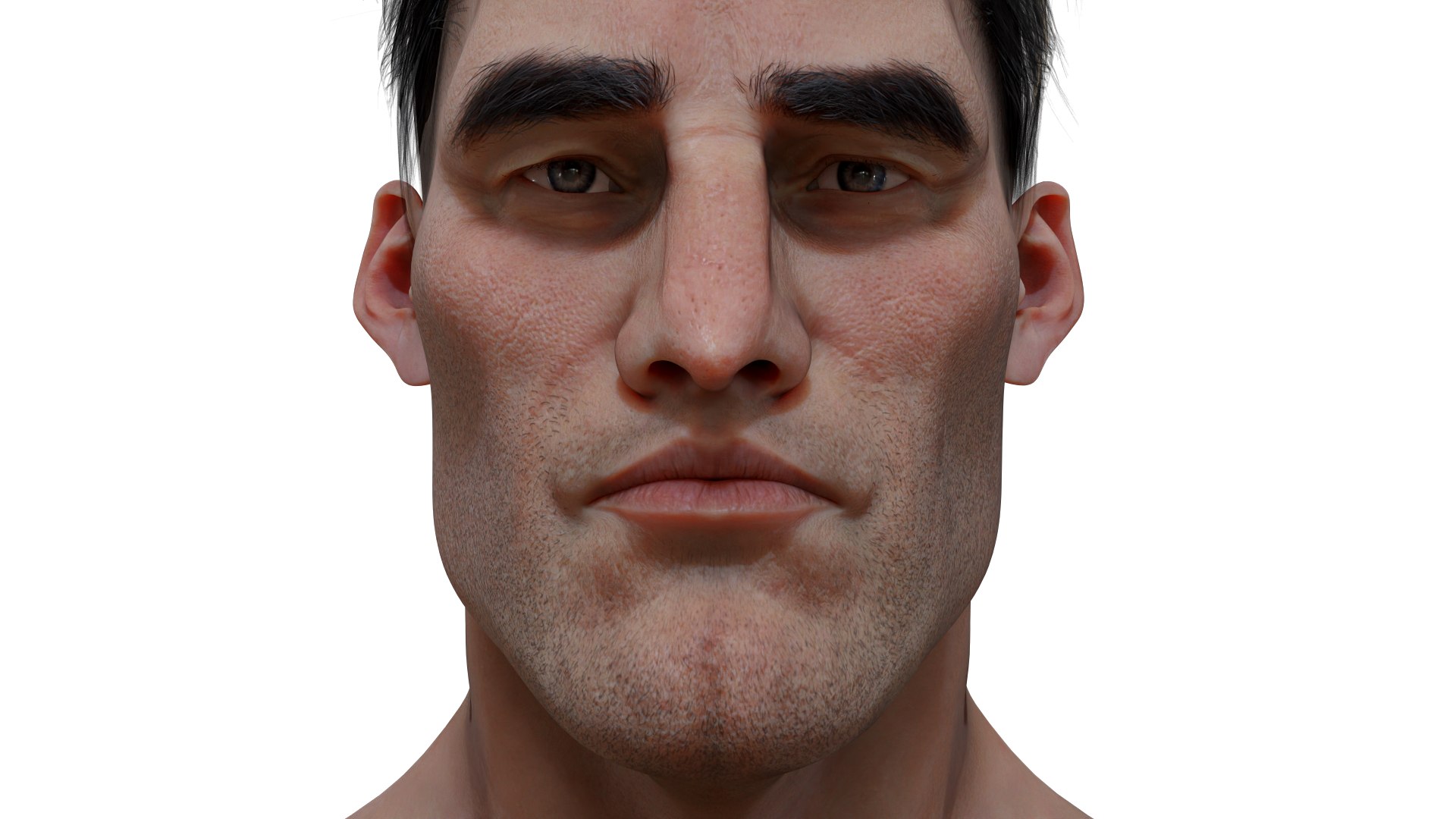 Jason Realistic model of male head 3D model - TurboSquid 1789575