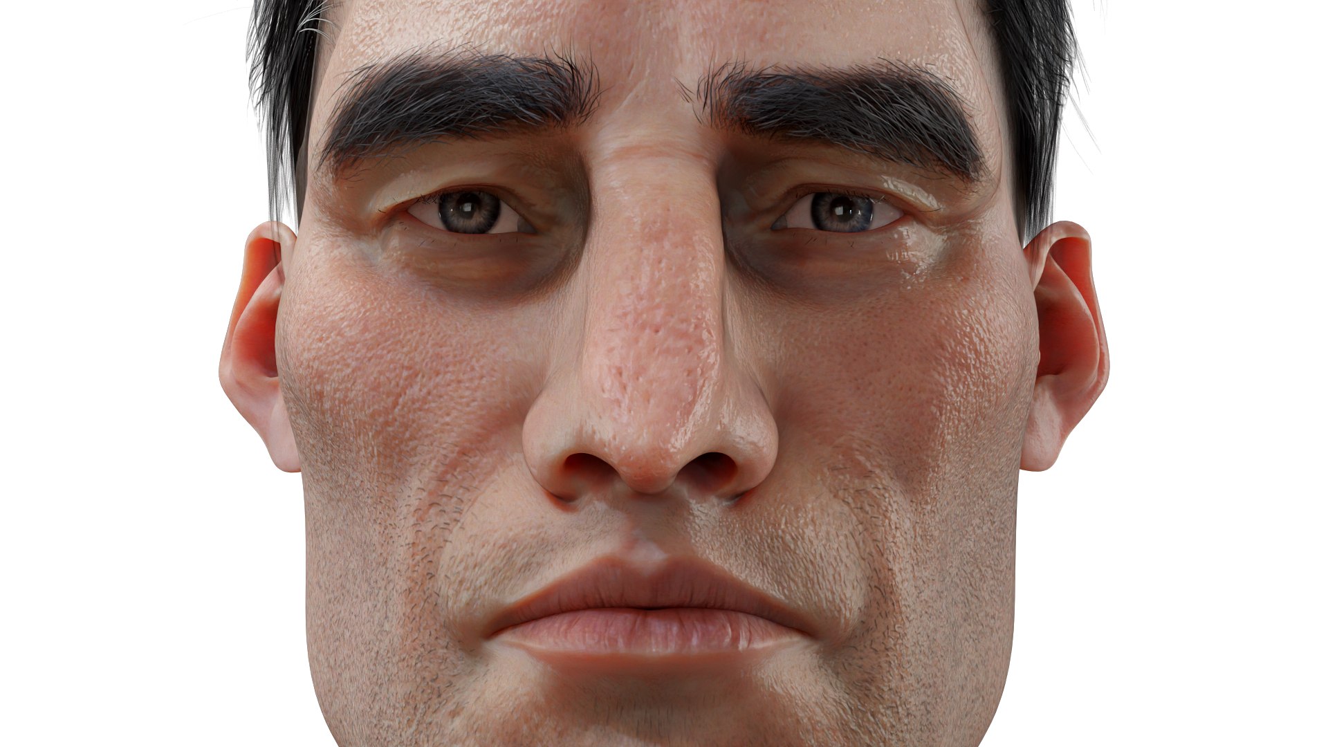 Jason Realistic Model Of Male Head 3D Model - TurboSquid 1789575