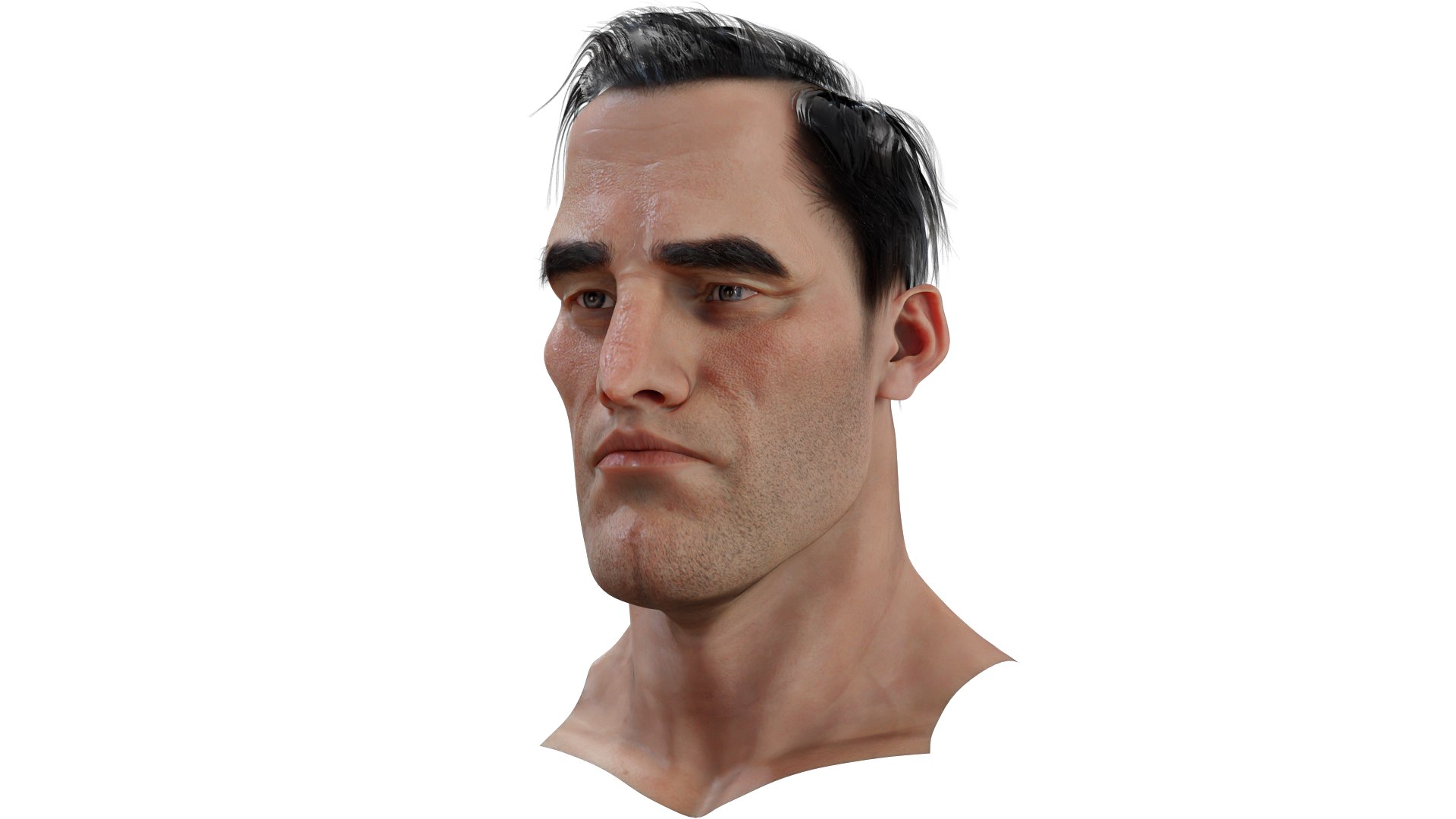Jason Realistic Model Of Male Head 3D Model - TurboSquid 1789575
