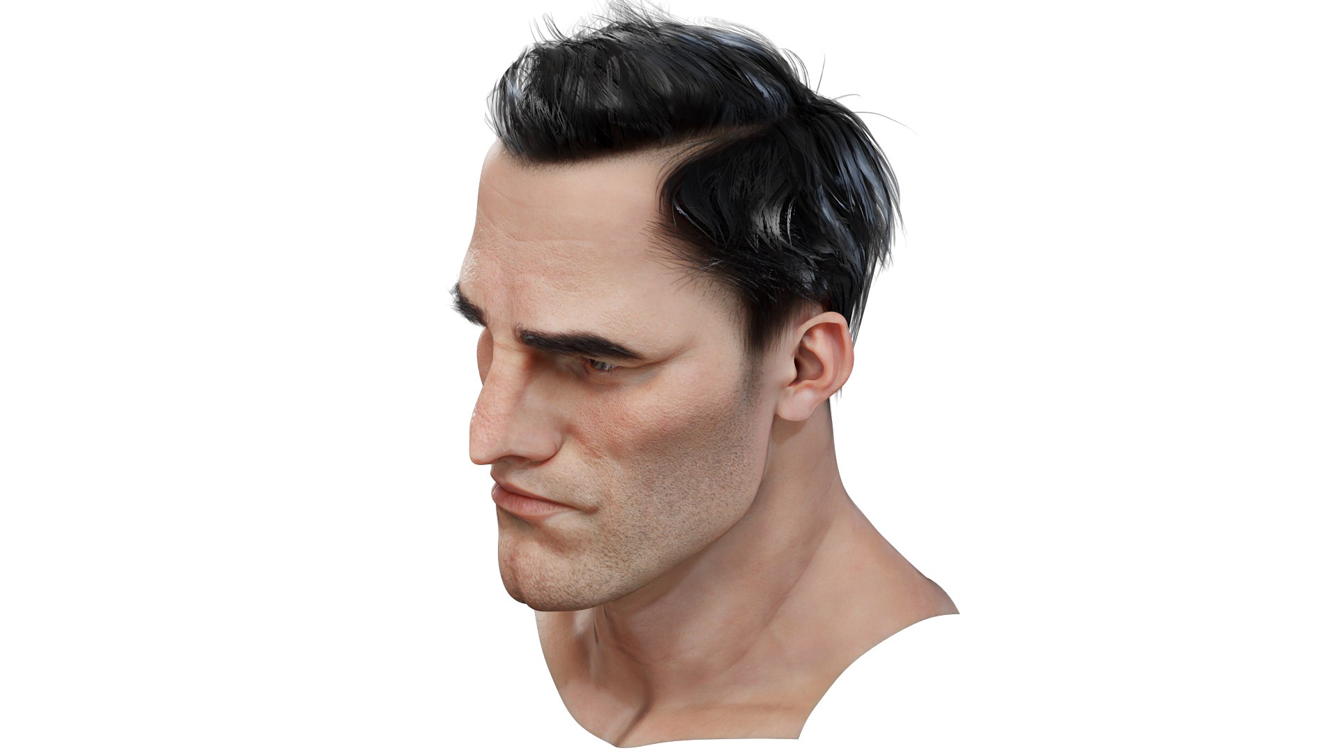 Jason Realistic model of male head 3D model - TurboSquid 1789575