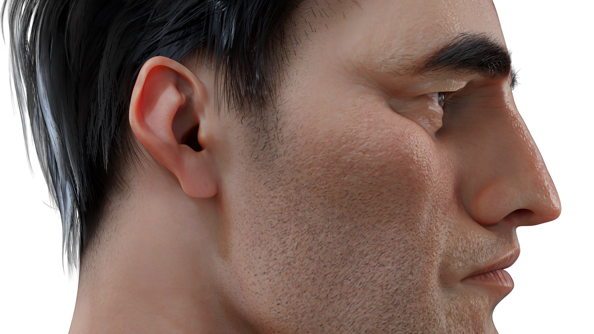 Jason Realistic Model Of Male Head 3D Model - TurboSquid 1789575