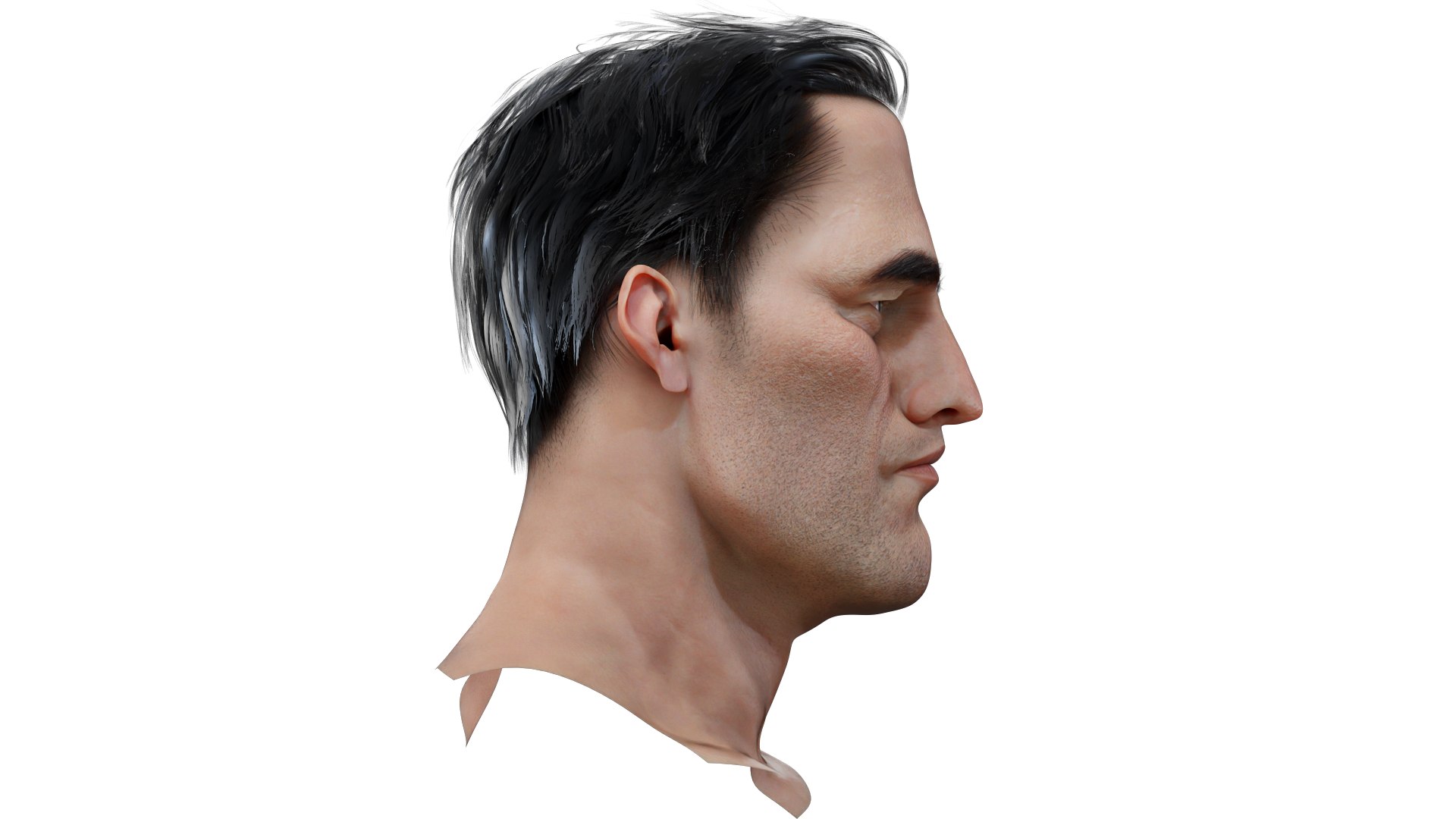 Jason Realistic Model Of Male Head 3D Model - TurboSquid 1789575