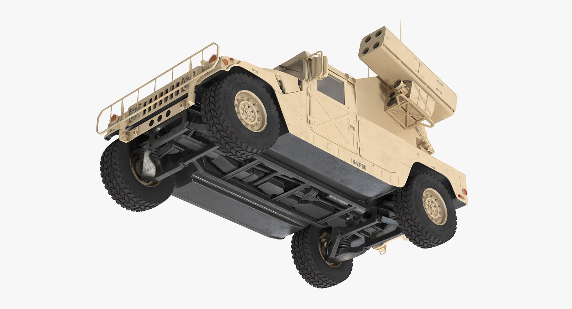 hmmwv m998 equipped avenger 3d 3ds