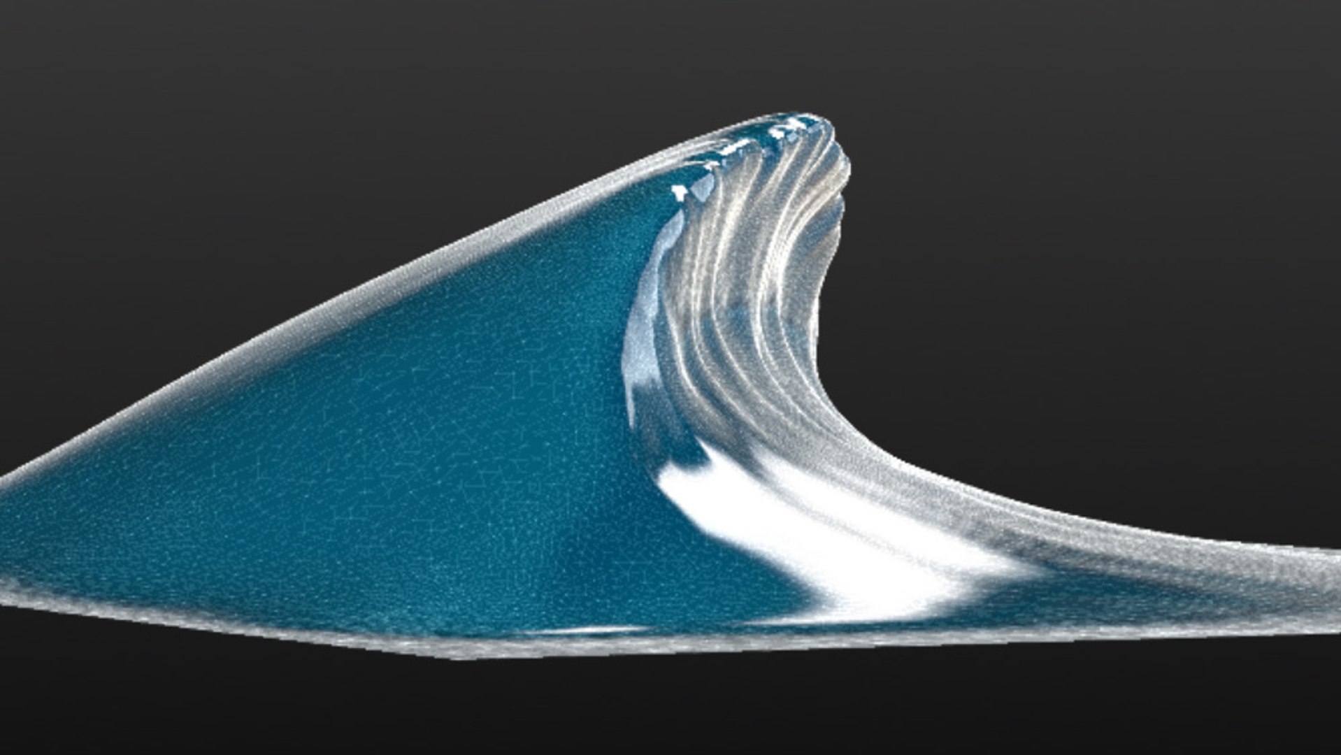 3d Model Crashing Waves Vue