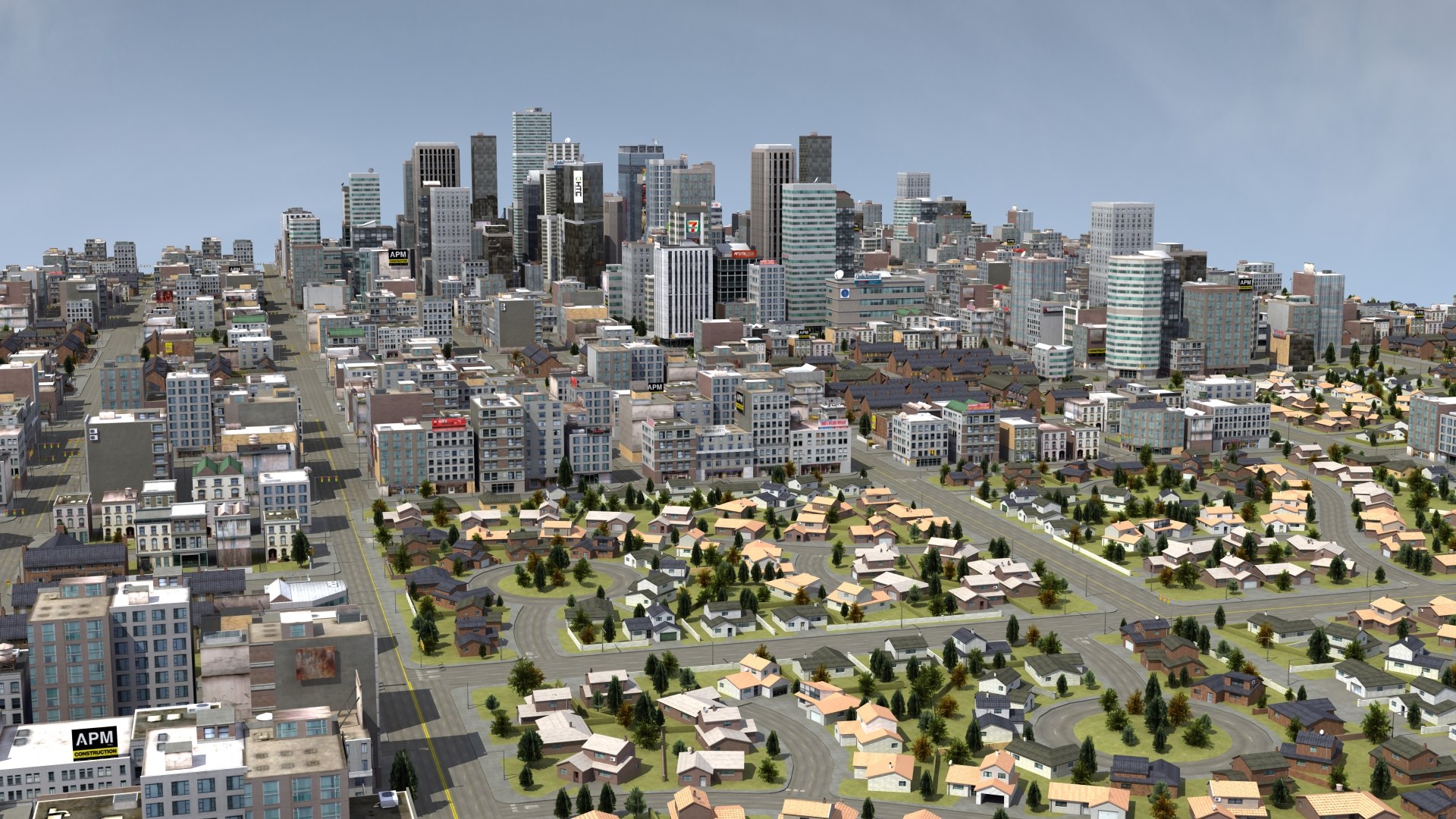 3D Game CityMetropolis Model - TurboSquid 1745350